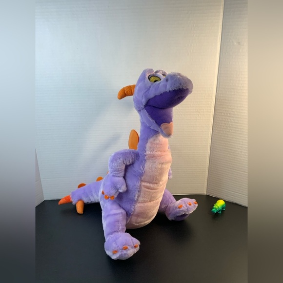 Disney | Toys | Walt Disney World Figment 5 Plush Stuffed Animal Purple ...